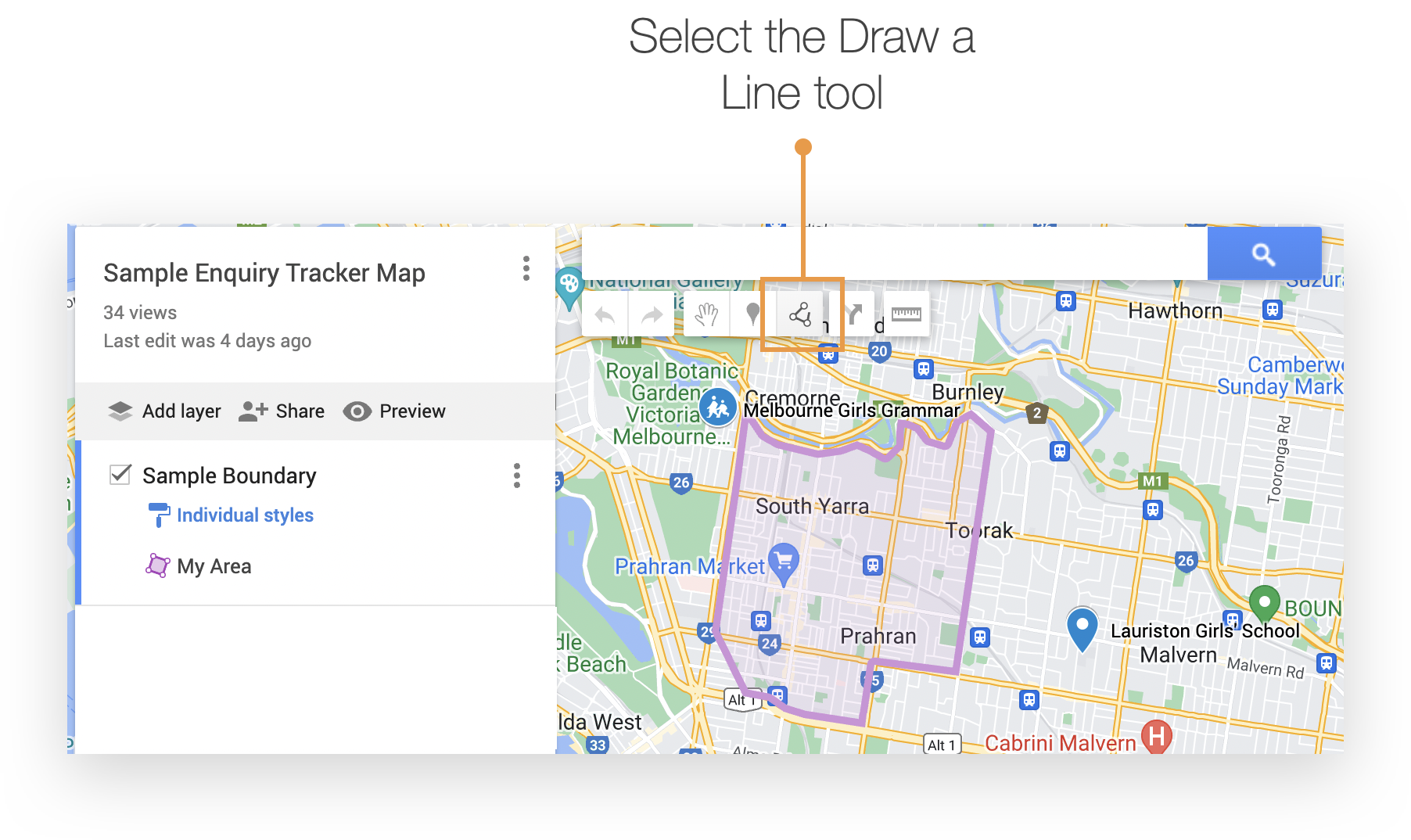 Map Layers and Boundary Files – Enquiry Tracker