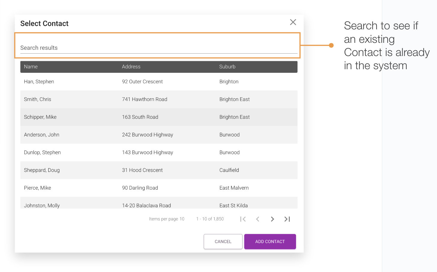Adding a Sibling – Enquiry Tracker