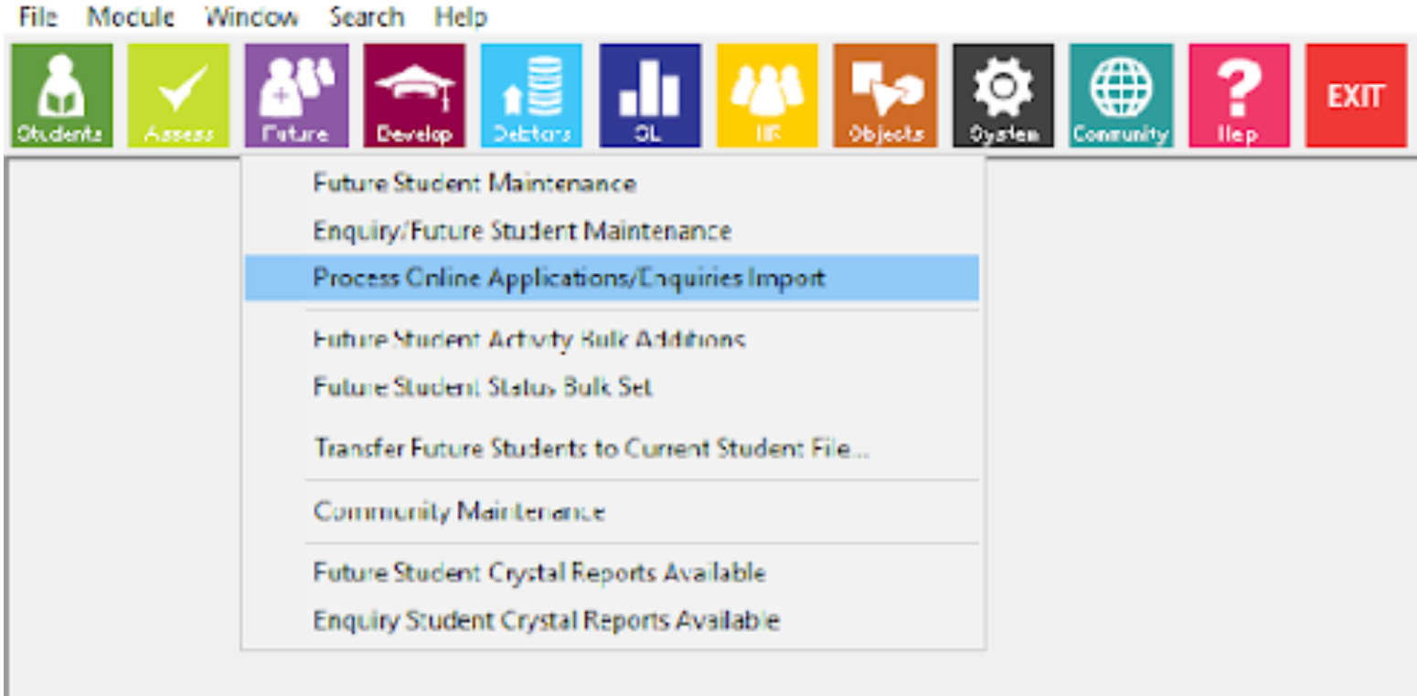 Importing Students into Synergetic, ICON or eSIS – Enquiry Tracker
