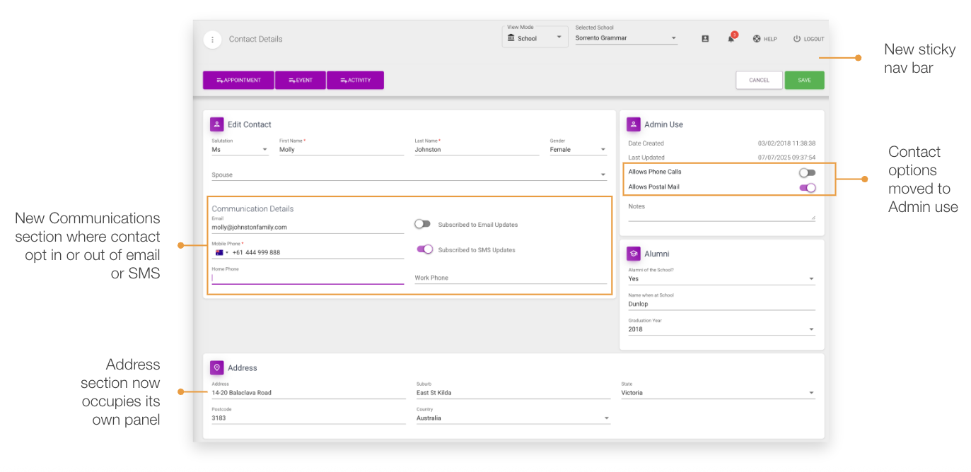 View by Engagement, Updated Contacts Features & More Charts – Enquiry ...