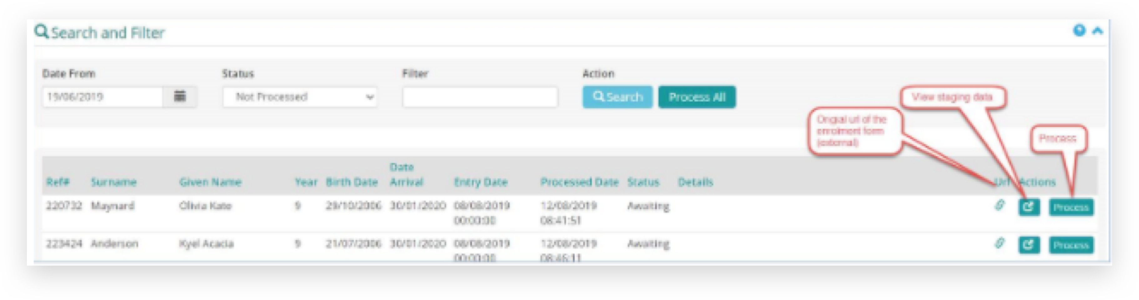 How to process an enrolment once it has been passed to FACTS (PCSchool ...