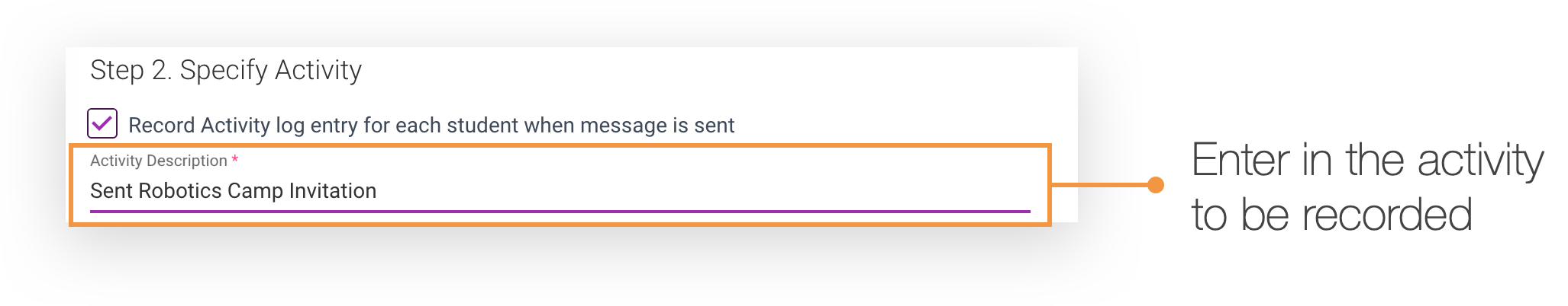 Selecting Your Audience – Enquiry Tracker