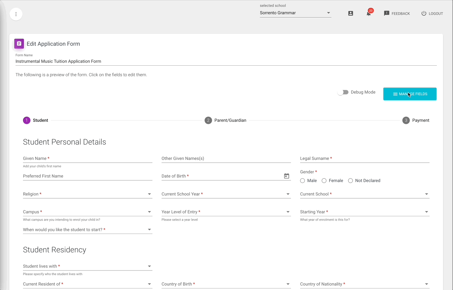 How to Reorder Form Fields – Enquiry Tracker