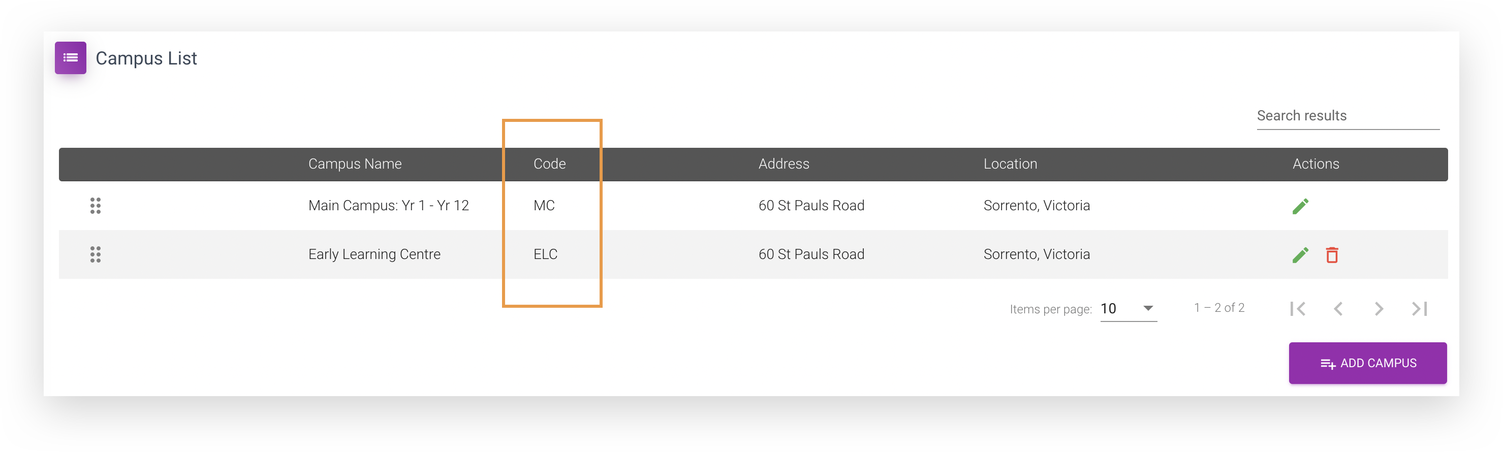 How to set up an Event Registration form for a specific campus – Enquiry Tracker